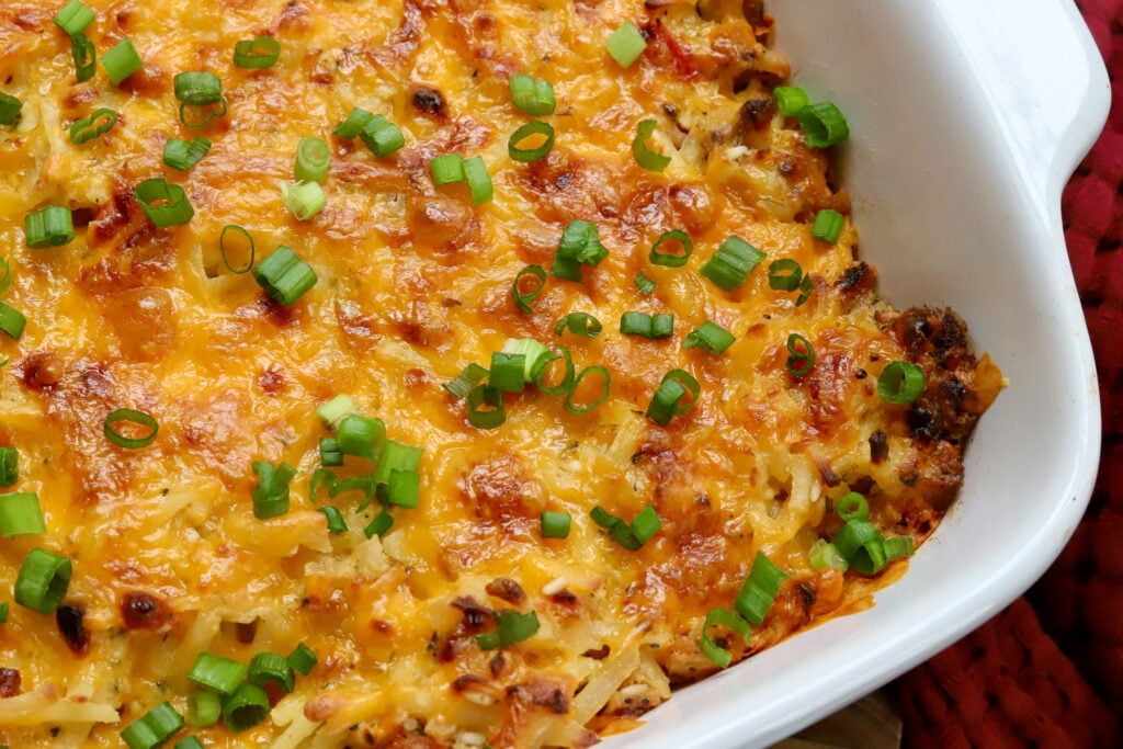 Hashbrown Breakfast Casserole - Slice of Jess 1 - Slice of Jess